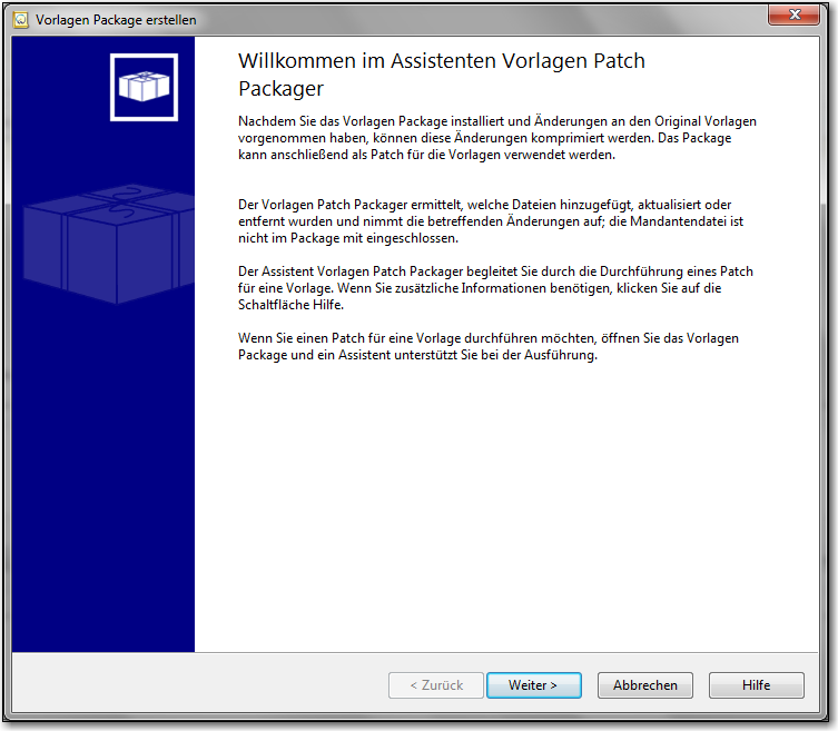 Vorlagen Patch Dateien