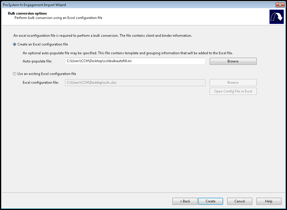 CCH ProSystem fx Engagement Import Reference Guide